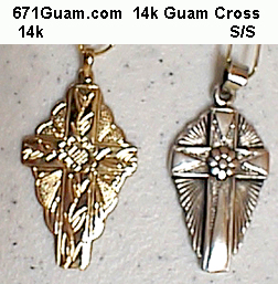 Chamorro Guam Pendants, gadao, cross, serena - aloha2go.com