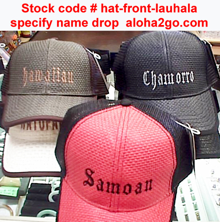 Island style Flex Fit Caps and straw/lauhala style hats, chamorro ...