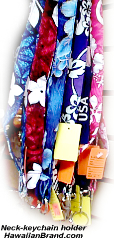 Hawaiian neck keychain holder - toll free order